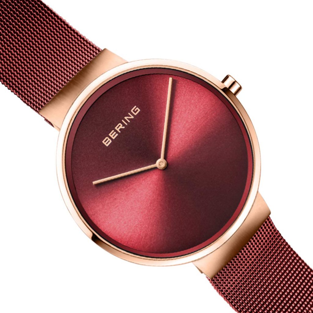 Bering Red Analog Watch For Women 14531-363 - Bering Time