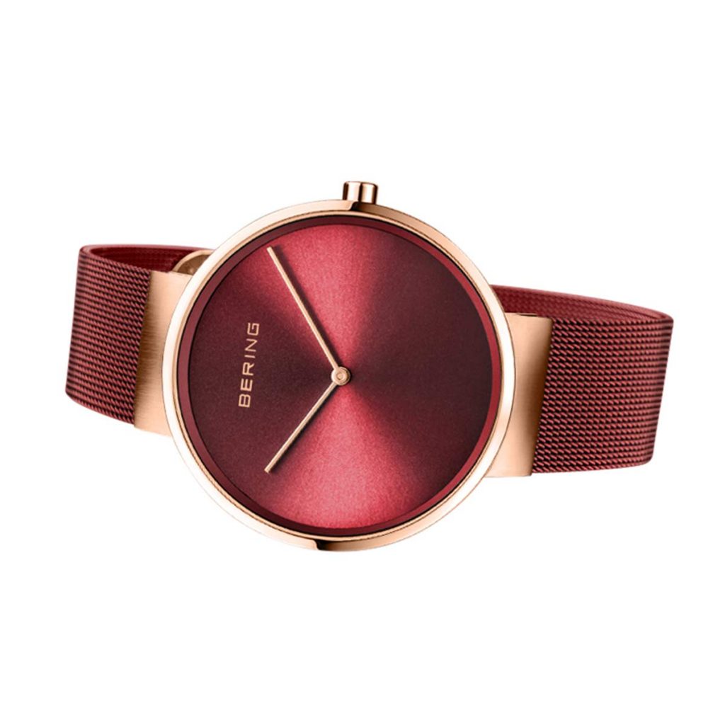 Bering Red Analog Watch For Women 14531-363 - Bering Time